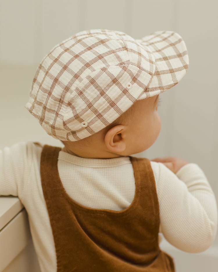 Baby Cap || Cinnamon Check - LAST ONE 6/12M – Khanh