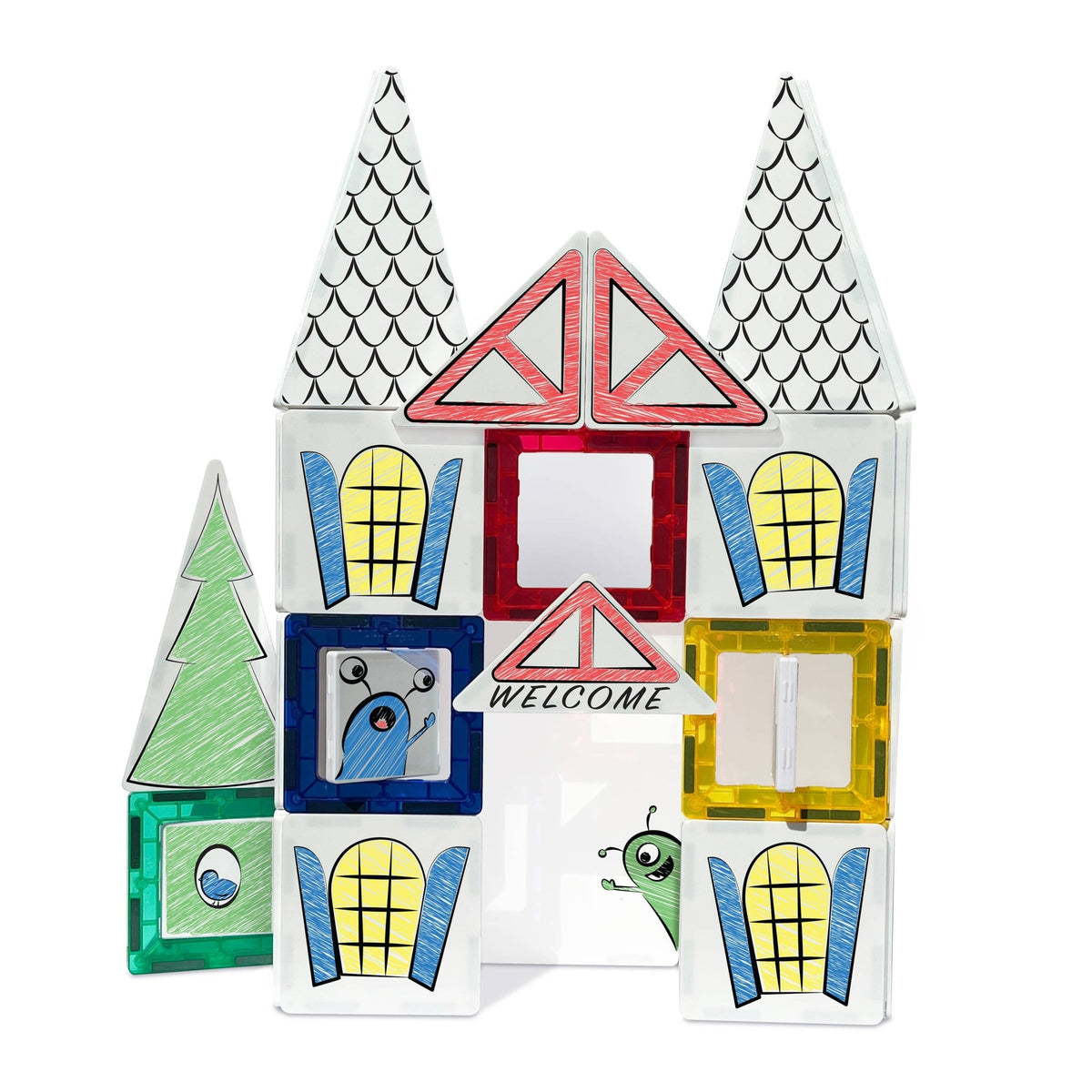 Crayola Doodle Tiles Magnetic Tiles 24-Piece Set – Khanh