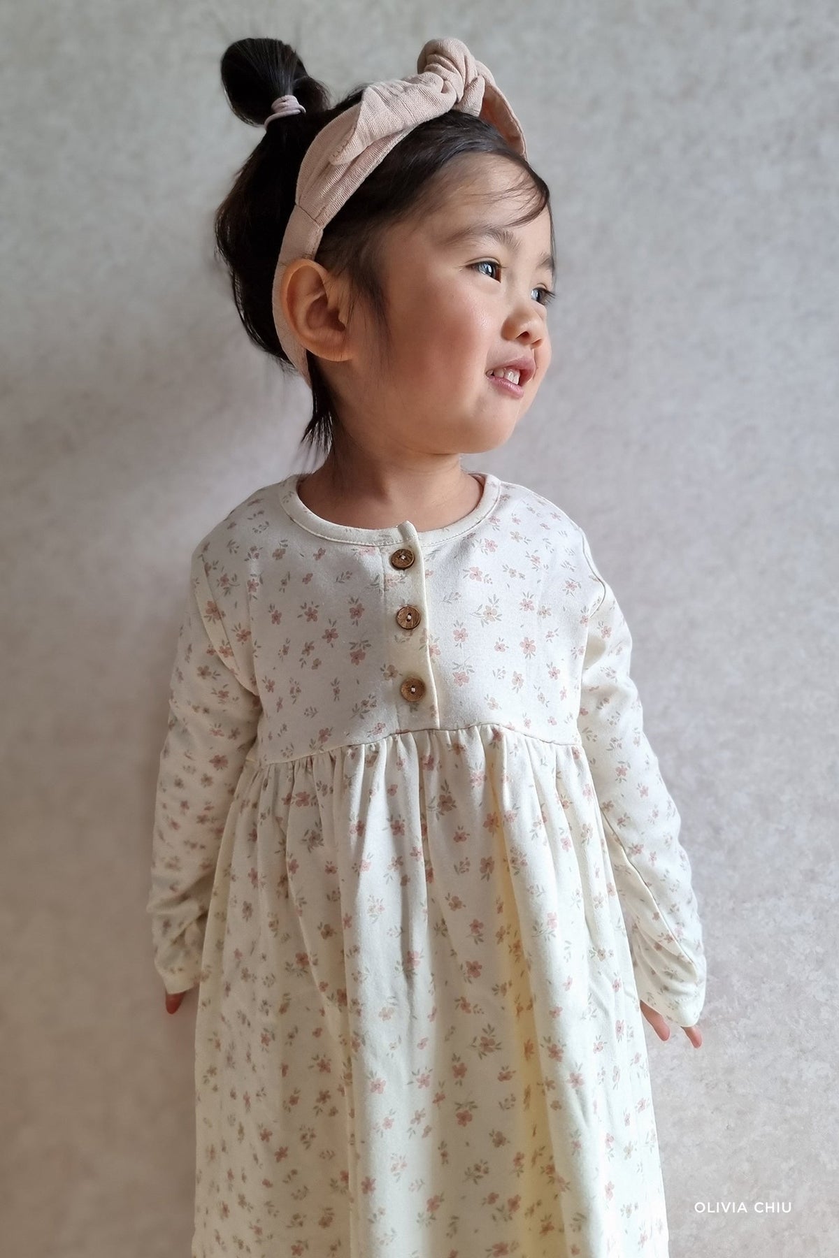 Organic Cotton Bridget Dress || Goldie Egret - LAST ONE 7Y – Khanh